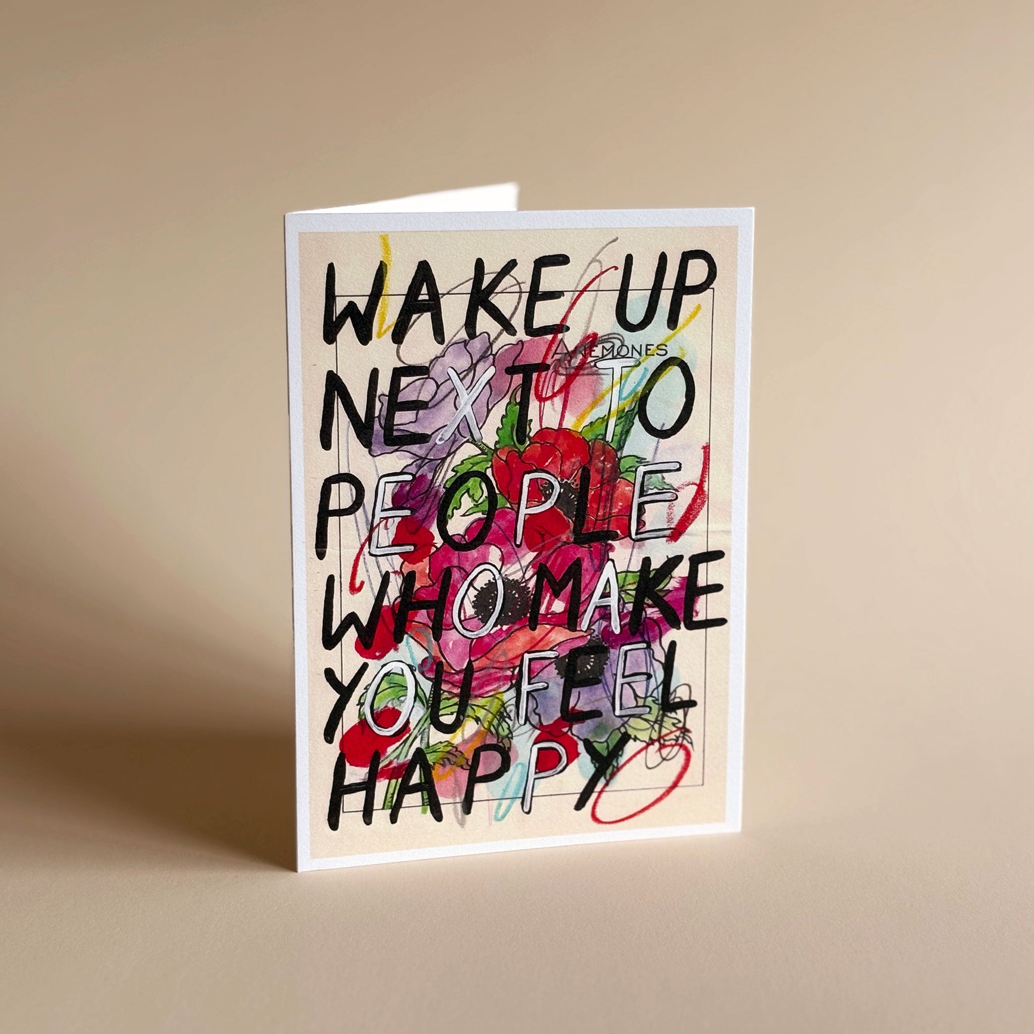 Wake Up greetings card by Adam Bridgland – OlivePress